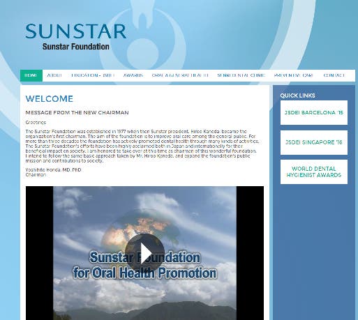 New consolidated Sunstar Foundation website launched | Sunstar Group